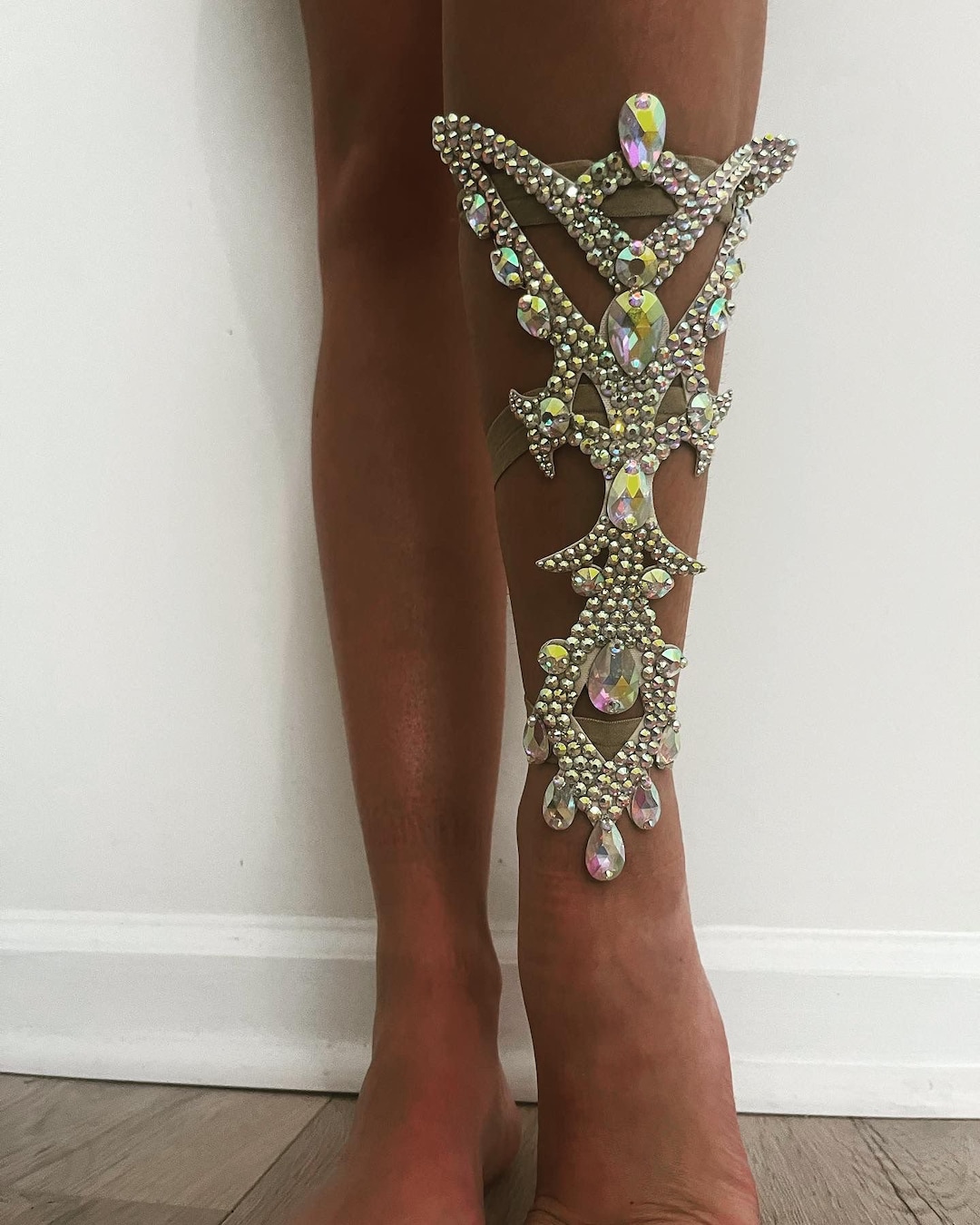 Dance Leg Jewelry, Belly Dance Costume, Bellydance Costume, Latin Dance ...