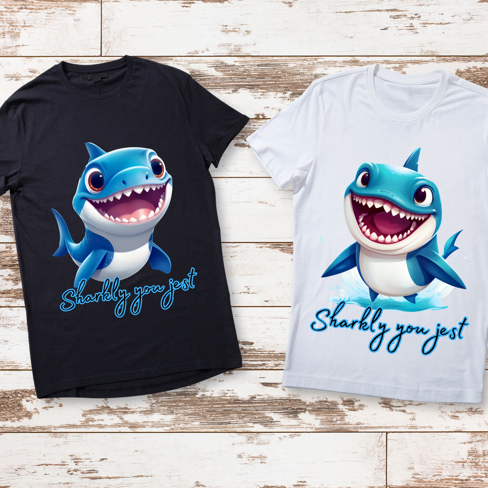 Sharkly You Jest Png, Sublimation Design, Sweet Fish Png, Cute Posing ...