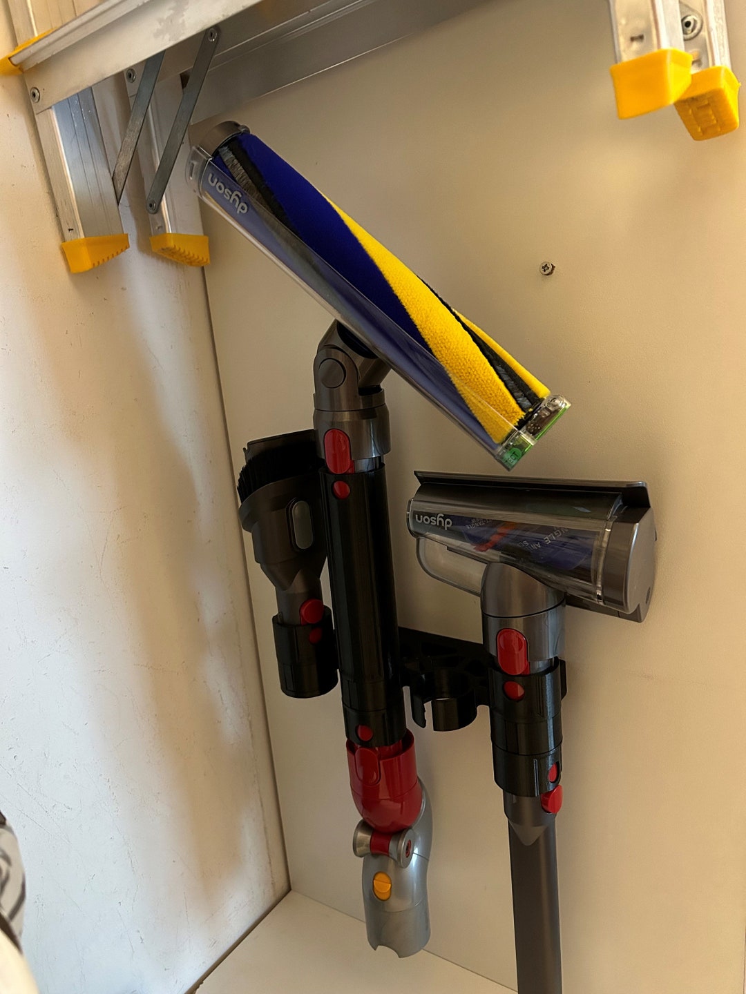 Wall Mounted Configurable Accessory Holder for Dyson V7, V8, V10, V11 ...