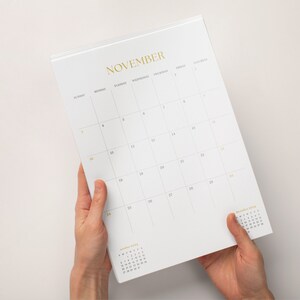 Printable Mid-year Minimalist Calendar 2024 2025 August 2024 - Etsy