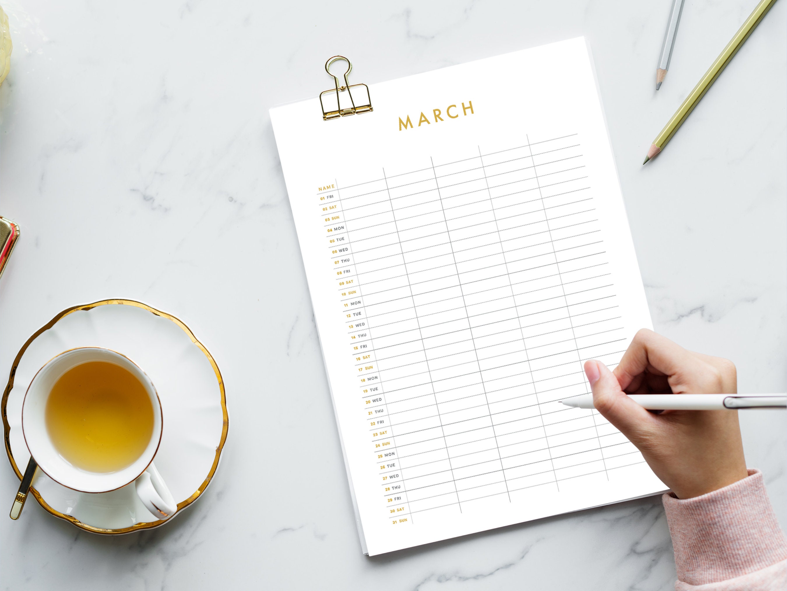 2025 Minimal Family Planner Printable, Digital Family Calendar - Etsy