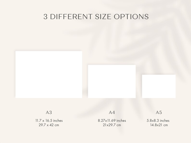 Printable Digital 2024 Monthly Calendar, Sunday Start PDF, A3, A4 and A5, Digital Download - Etsy