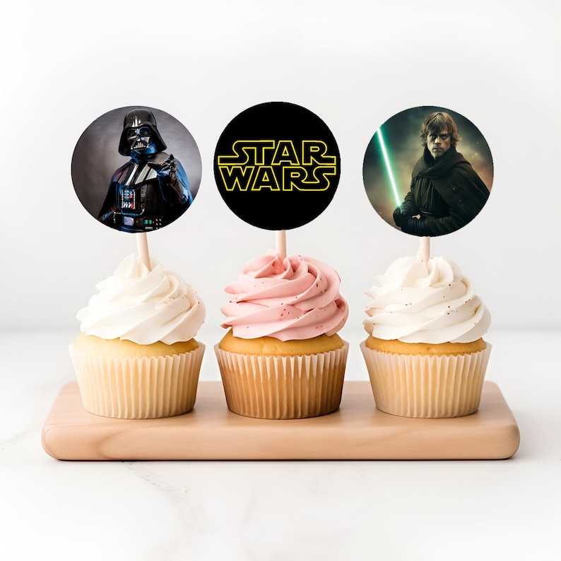 Star Wars | 2" Cupcake Toppers | INSTANT DOWNLOAD Digital File - Etsy