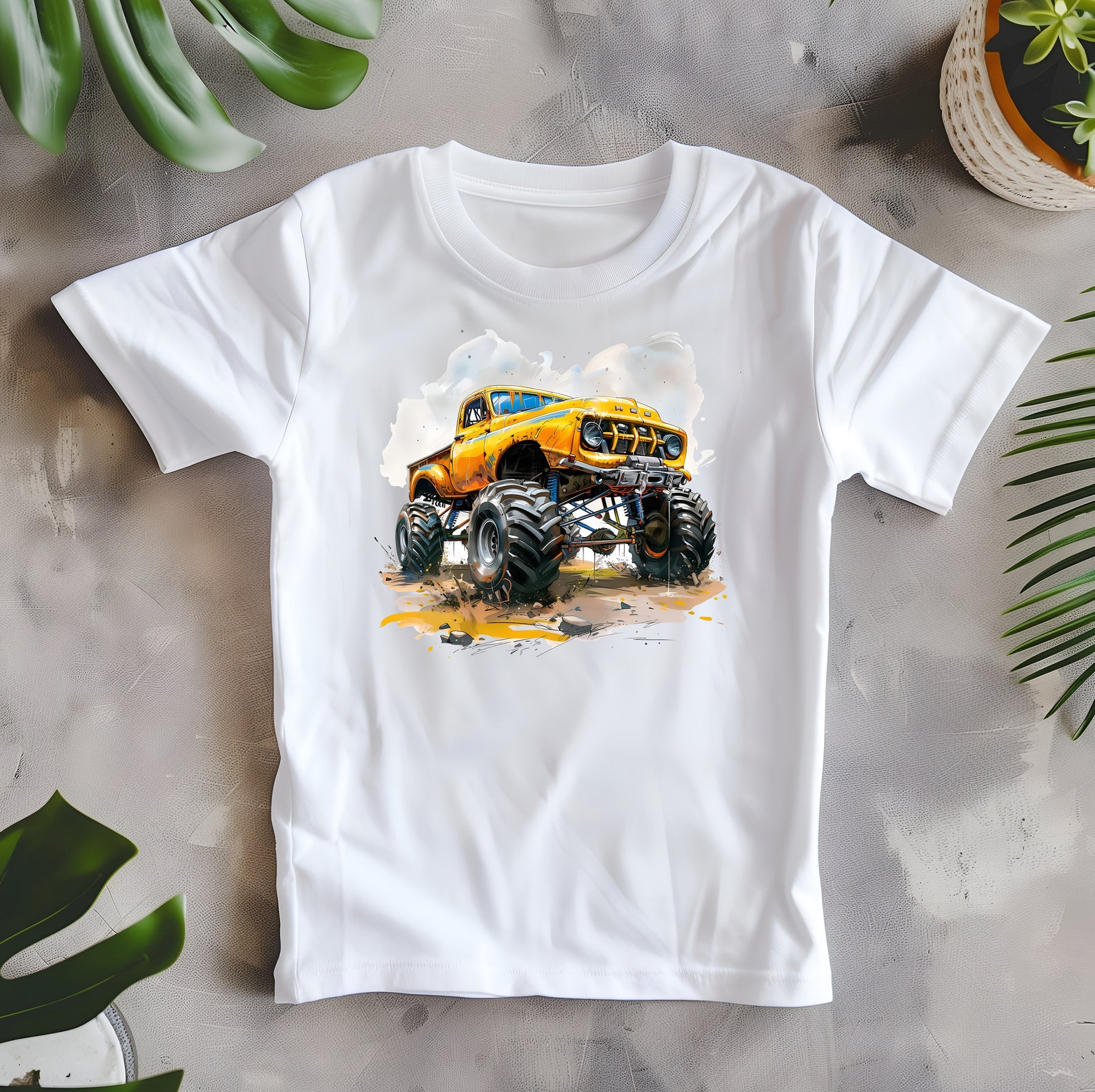 Yellow Monster Truck PNG | Monster Truck Clipart | Monster Truck ...
