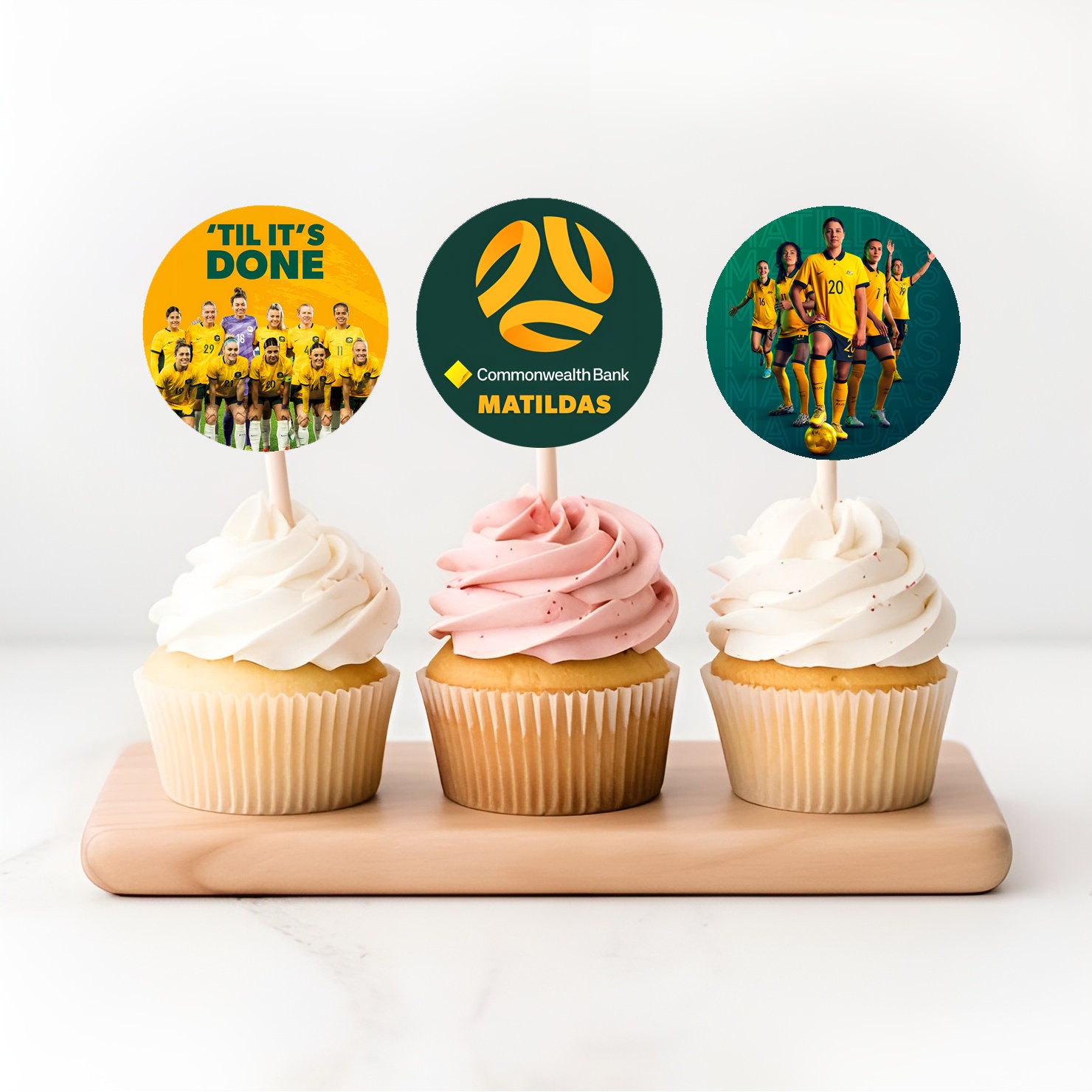 The Matildas | 2" Cupcake Toppers | INSTANT DOWNLOAD Digital File ...