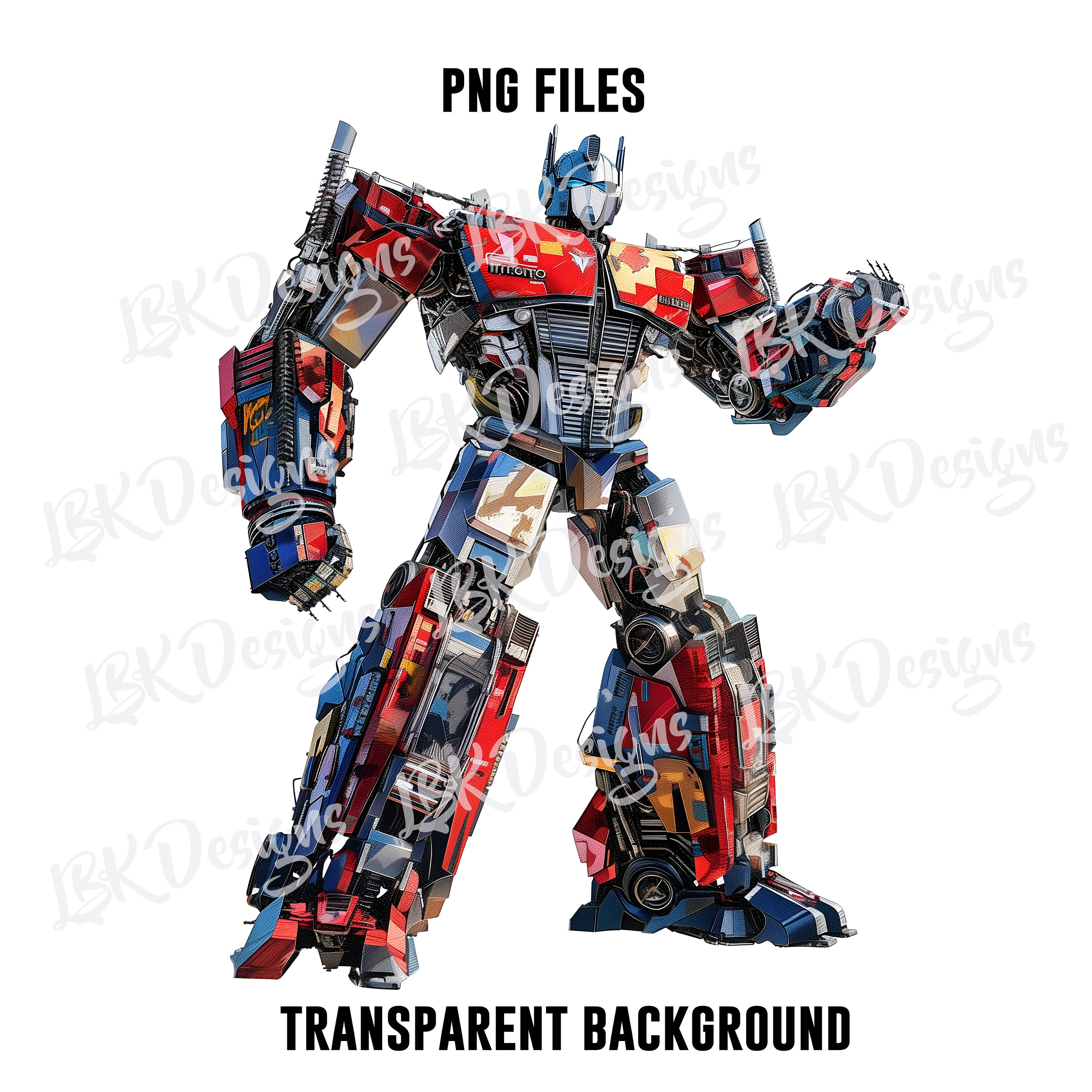 Transformer PNG | Digital PNG File - Etsy