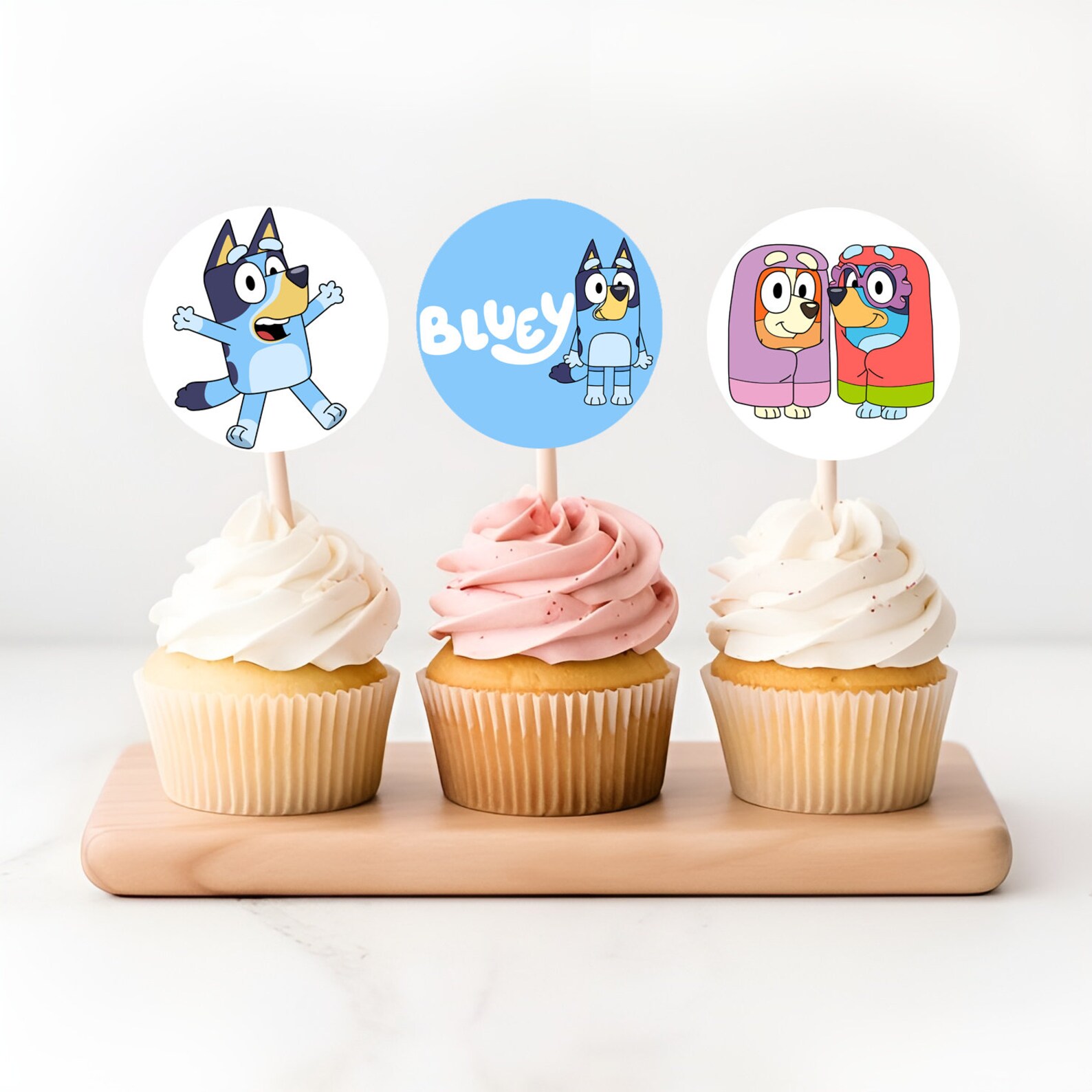 Bluey | 2" Cupcake Toppers | INSTANT DOWNLOAD Digital File - Etsy