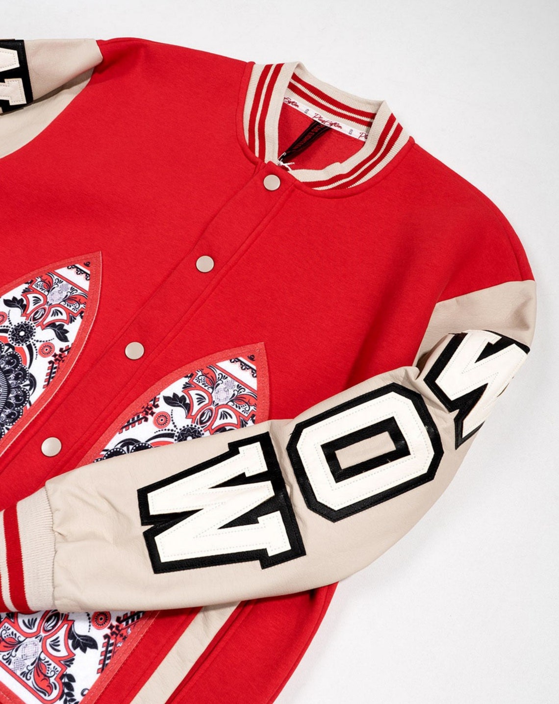 Authentic Men's Red Varsity Bomber College Jacket - Etsy