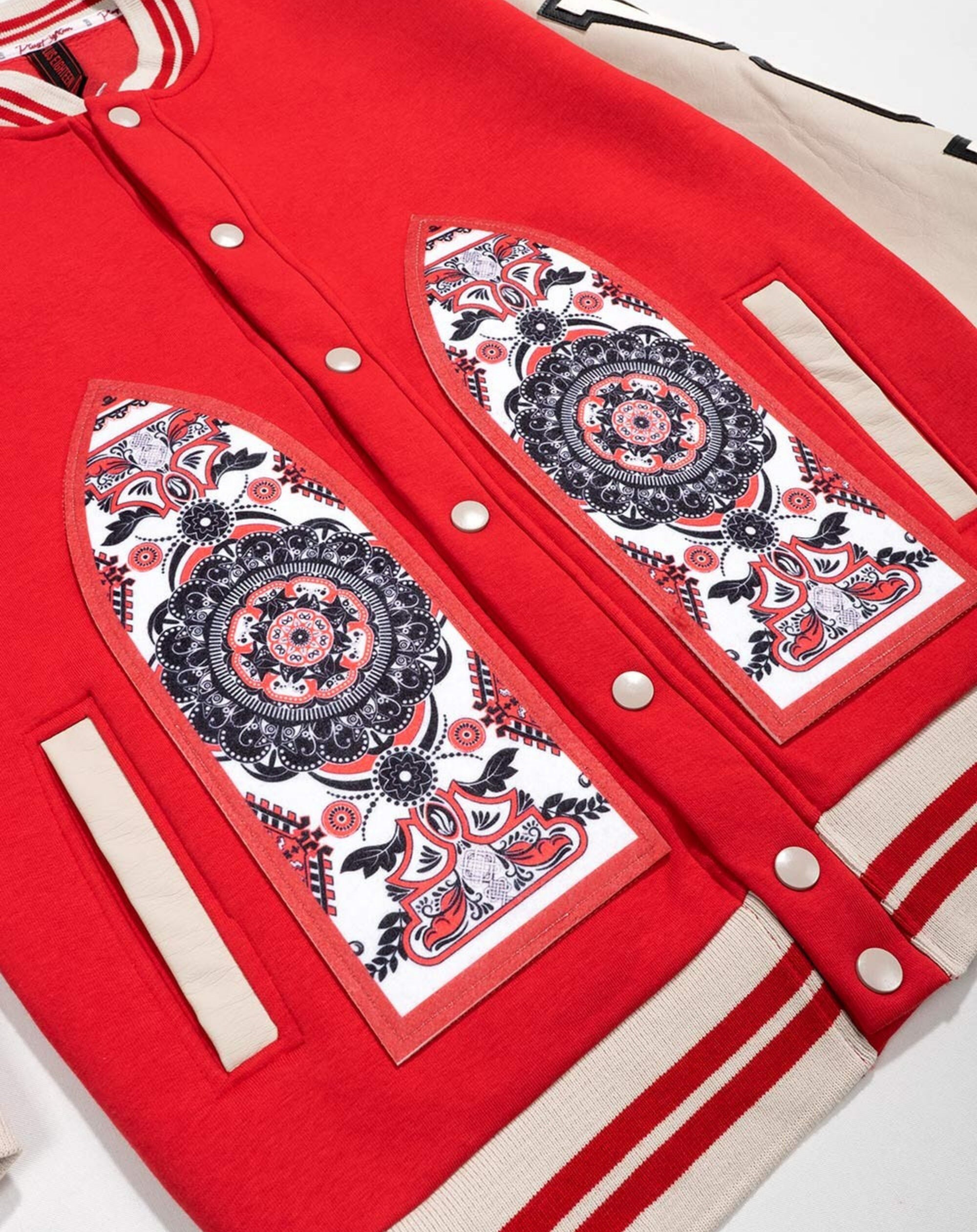 Authentic Men's Red Varsity Bomber College Jacket - Etsy