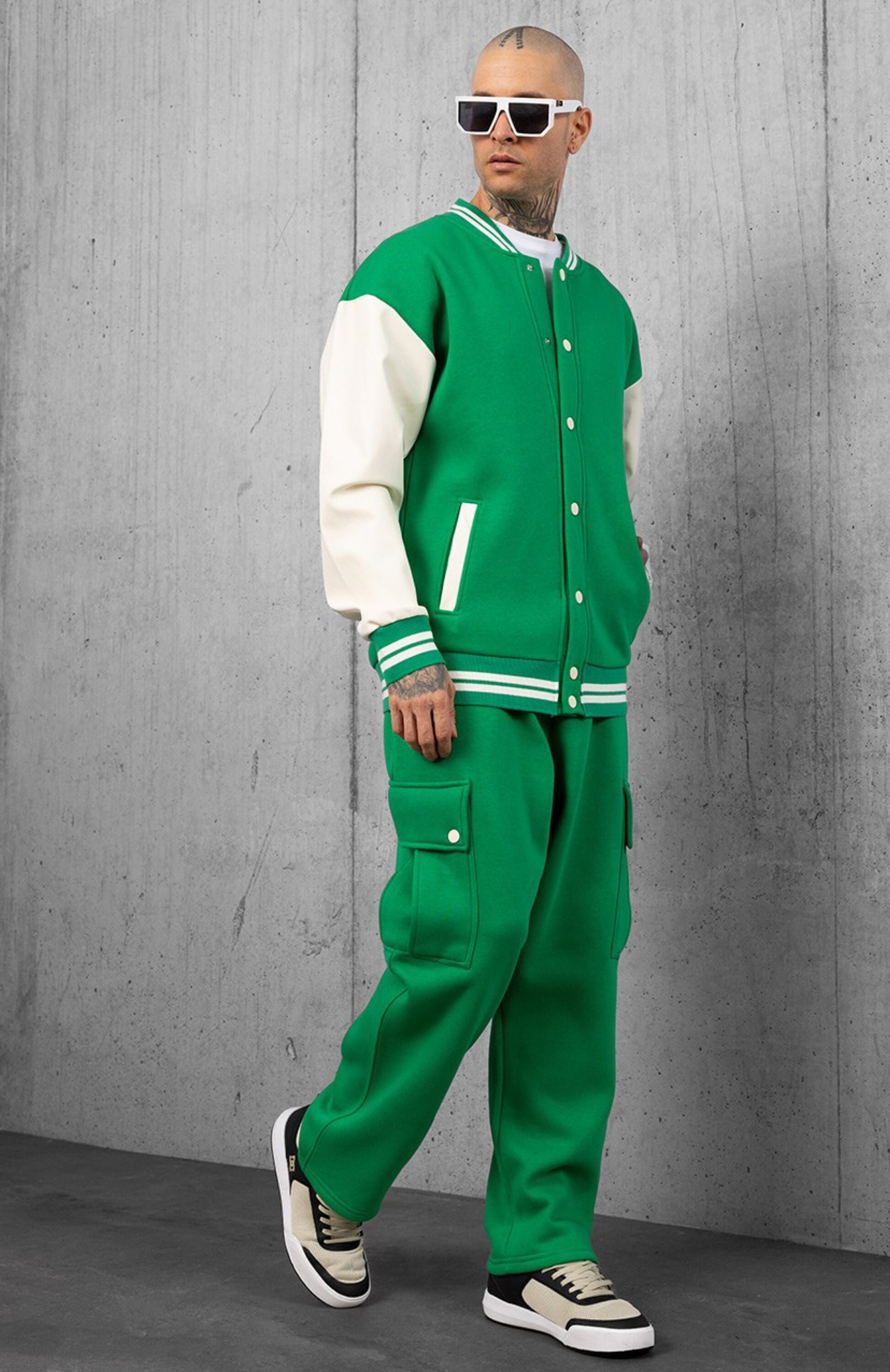 Men's Varsity Regular Fit Green Varsity College Jacket - Etsy