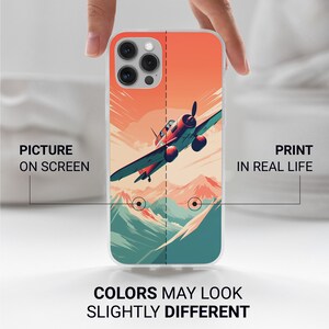 Retro Airplanes Phone Case Vintage Cover for iPhone 17 16 15 Pro 11 XR ...