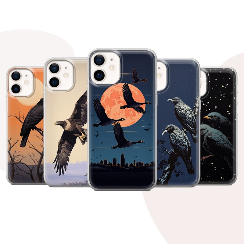 Raven iPhone Case - Etsy