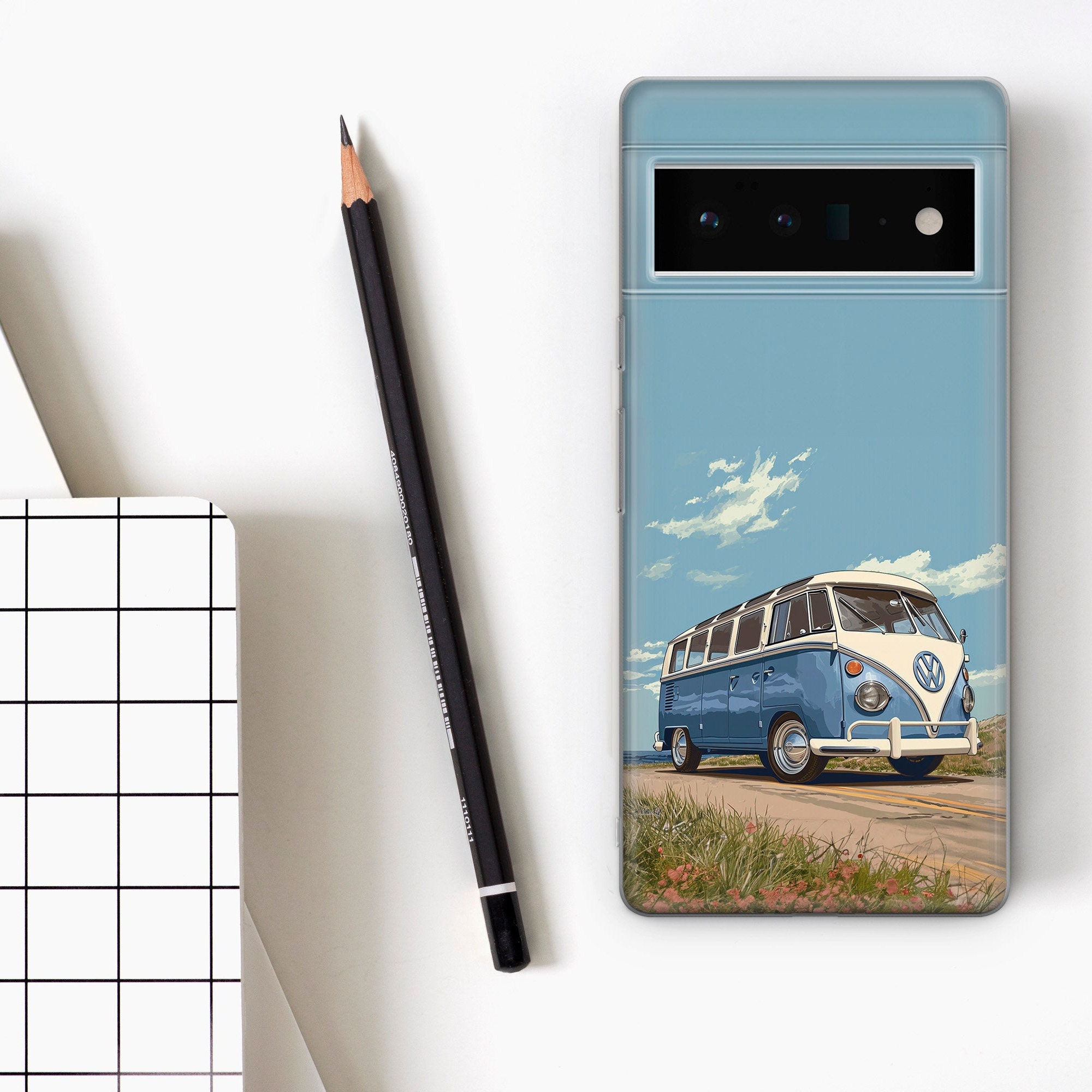 70s Hippy Phone Case Flower Power Cover for iPhone 16 15 , Google Pixel ...