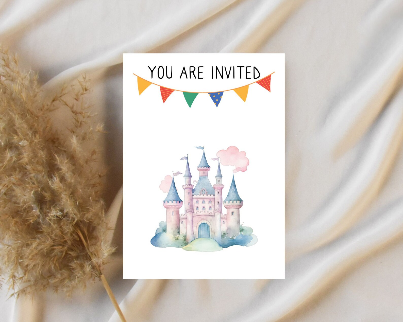 Watercolor Castle Clipart, Fairy Tale Princess Castle, Princess ...