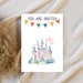 Watercolor Castle Clipart, Fairy Tale Princess Castle, Princess ...
