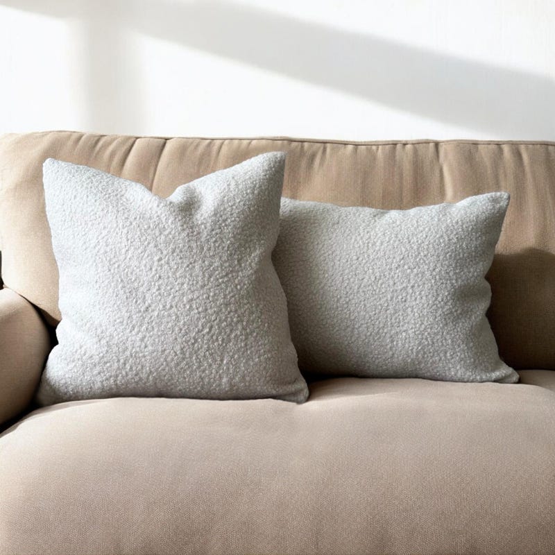 White Quilted Cushions - Etsy
