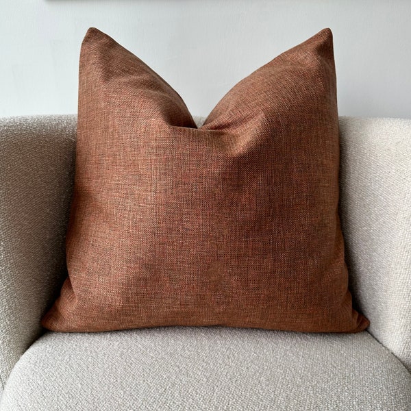 Rust Throw Pillow - Etsy
