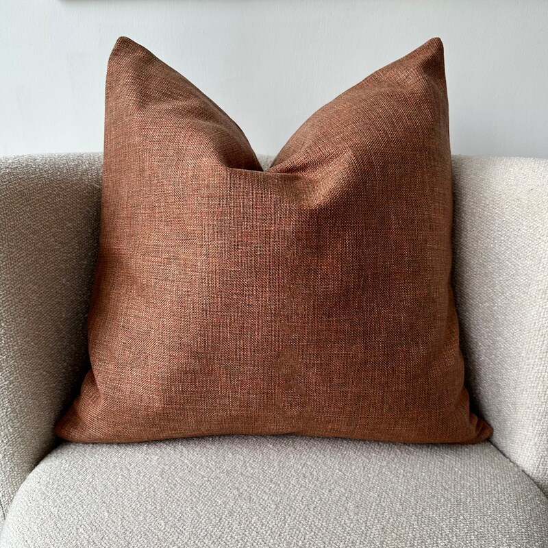 Rust Throw Pillow - Etsy