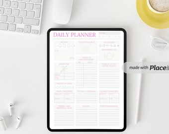 Daily Planner Printable, Instant Download, to Do List, Daily Schedule ...