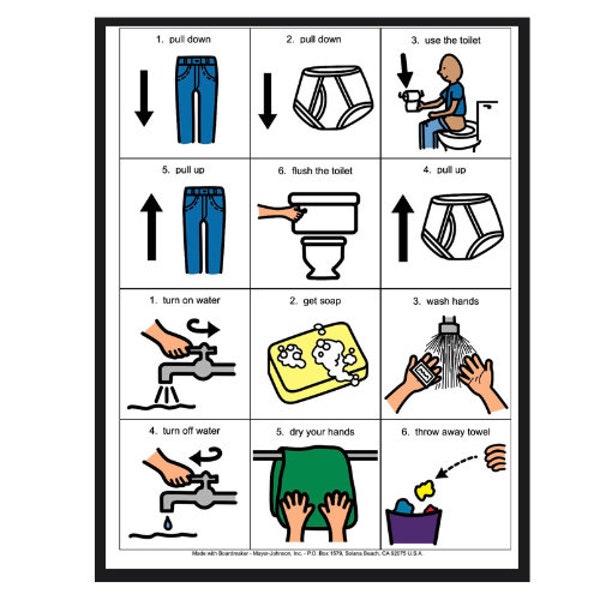 Boardmaker Bedtime Sequence Etsy