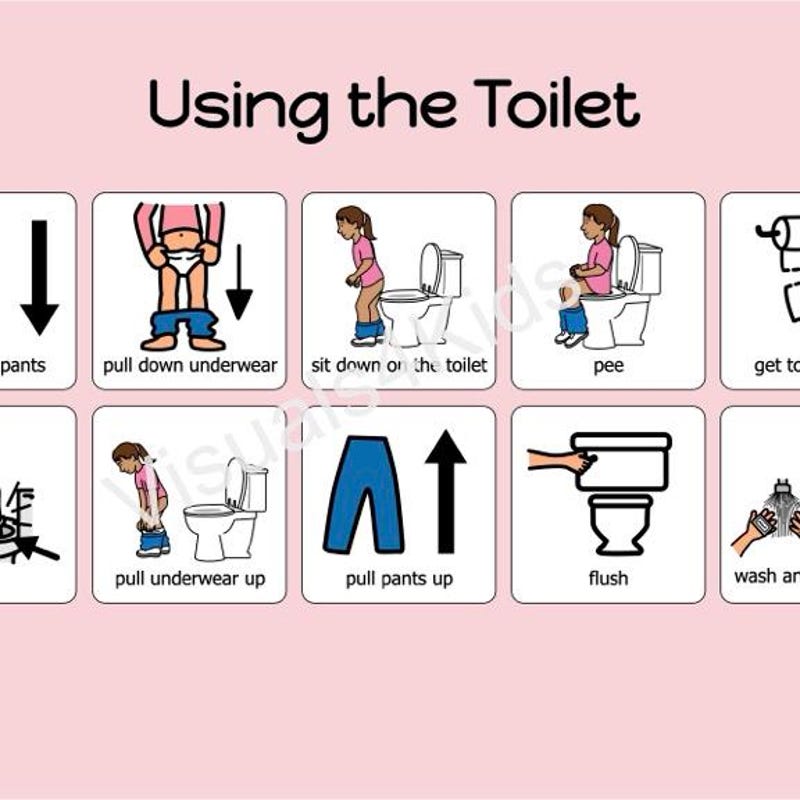 Pecs Communication Cards Bathroom - Etsy