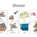Shower Sequence Routine Autism Boardmaker Visual Aid - High Level Picture Communication - Etsy
