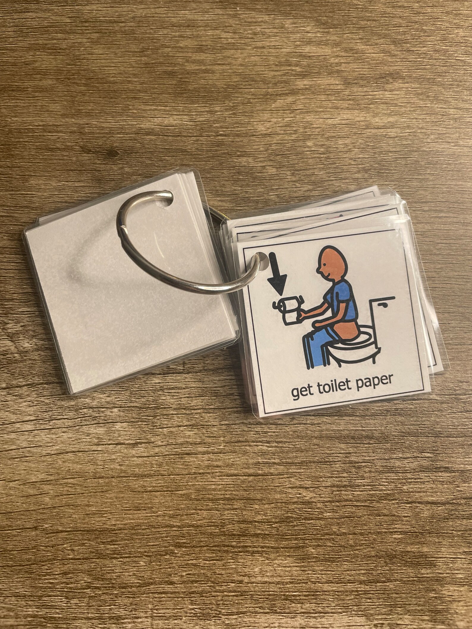 Visual Picture Communication Cards Bathroom Potty Training - Etsy
