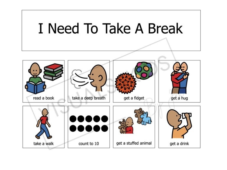 Take A Break Boardmaker Take A Break Boardmaker