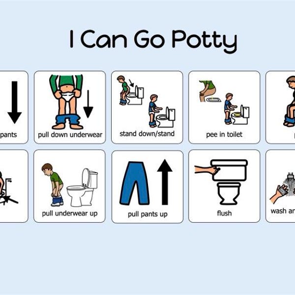 Potty Training Visual - Etsy