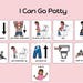 Potty Toilet Training Bathroom Visual Sequence Routine for Girls Autism ...