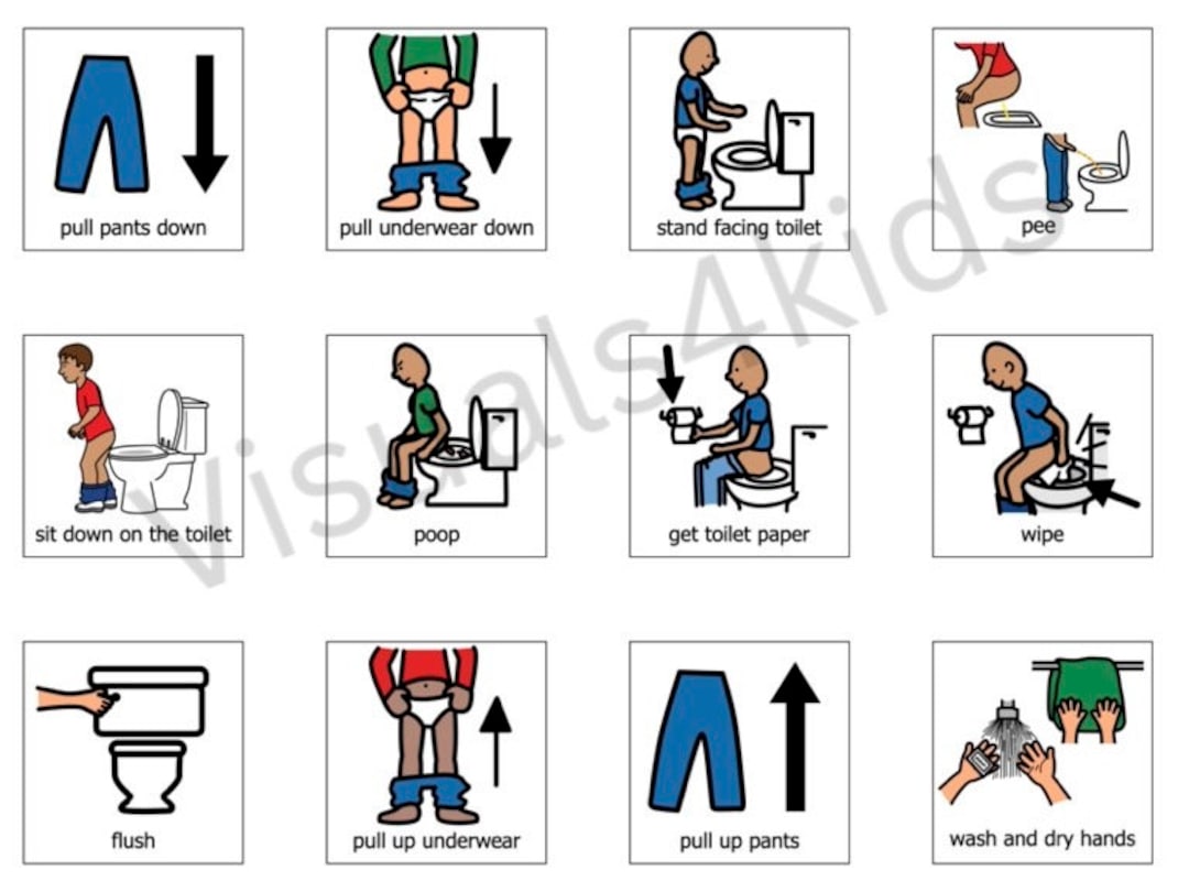 Visual Bathroom Potty Training Toilet for Boys Autism, Dementia Sit ... Visual Bathroom Potty Training Toilet for Boys Autism, Dementia Sit ...
