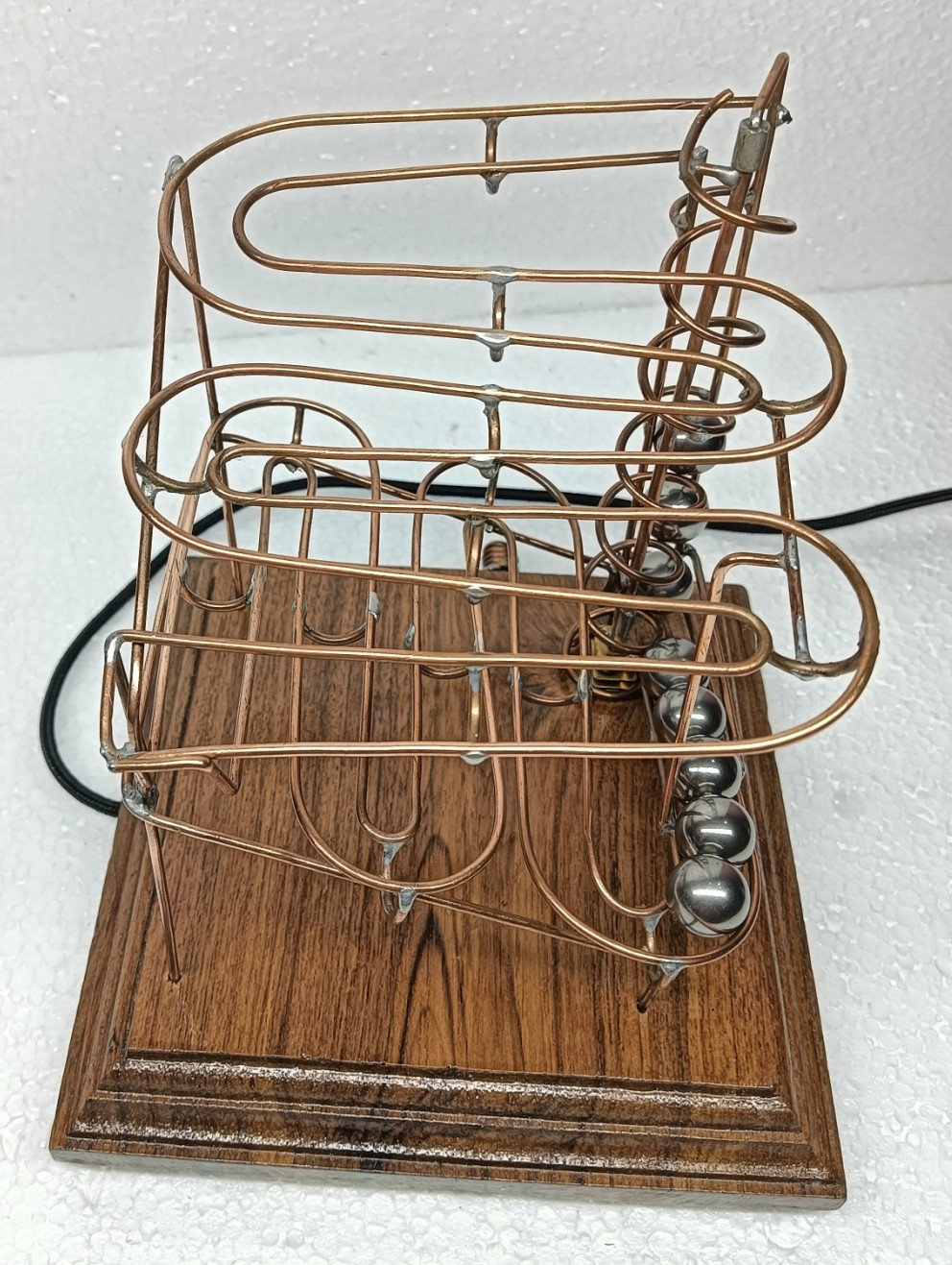 Handmade Copper Marble Machine: Kinetic Rolling Ball Sculpture - Etsy