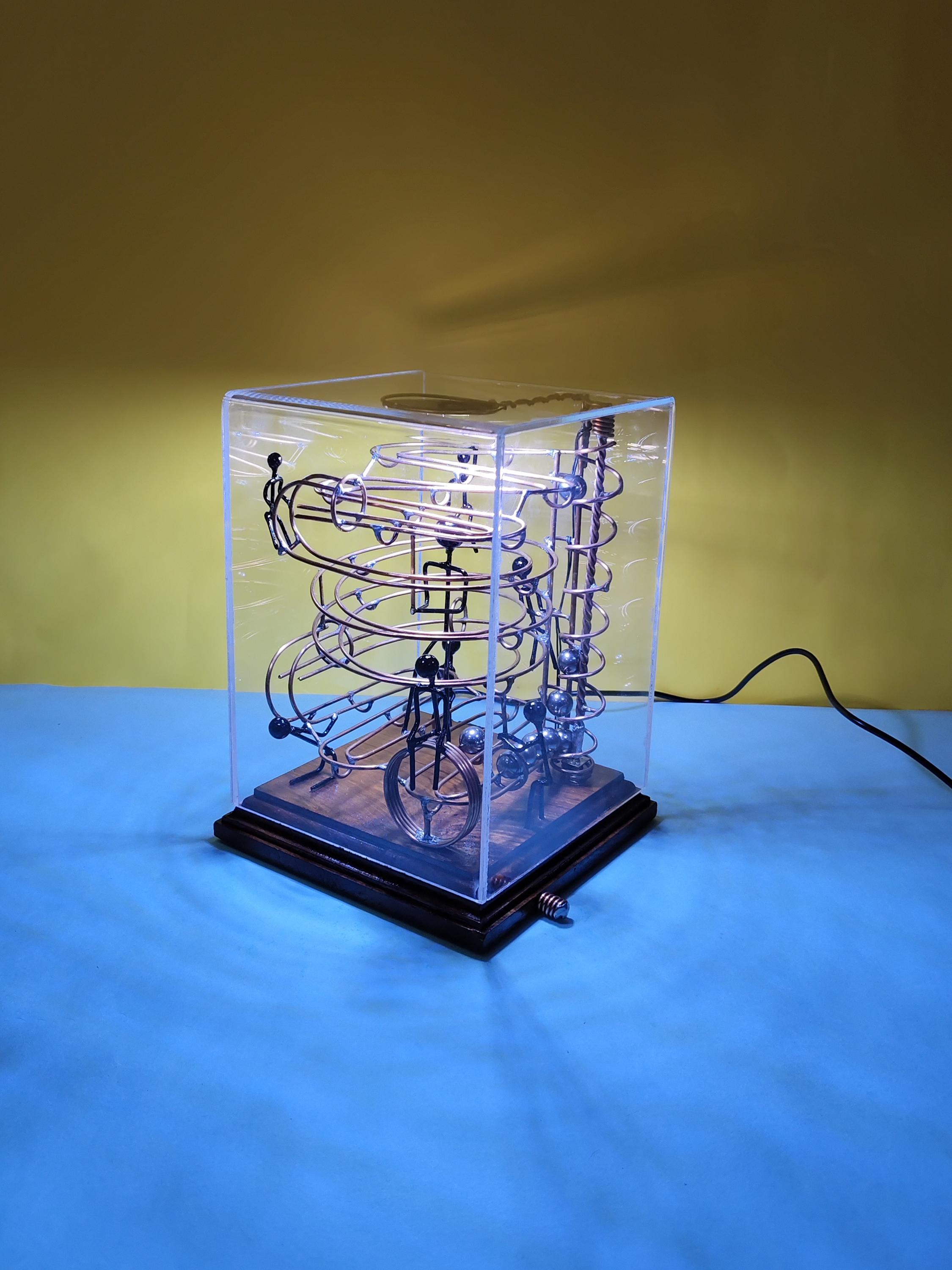 Rolling Ball Sculpture / Marble Machine / Kinetic Art - Humanity - Etsy