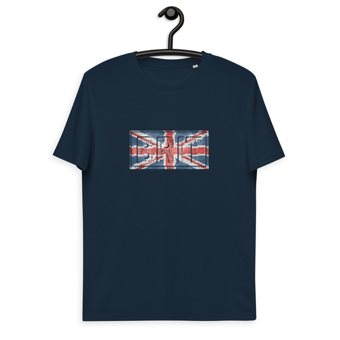 British Flag Tee UK Stamp Shirt Vintage Britain Topp Grunge BRIT Design ...