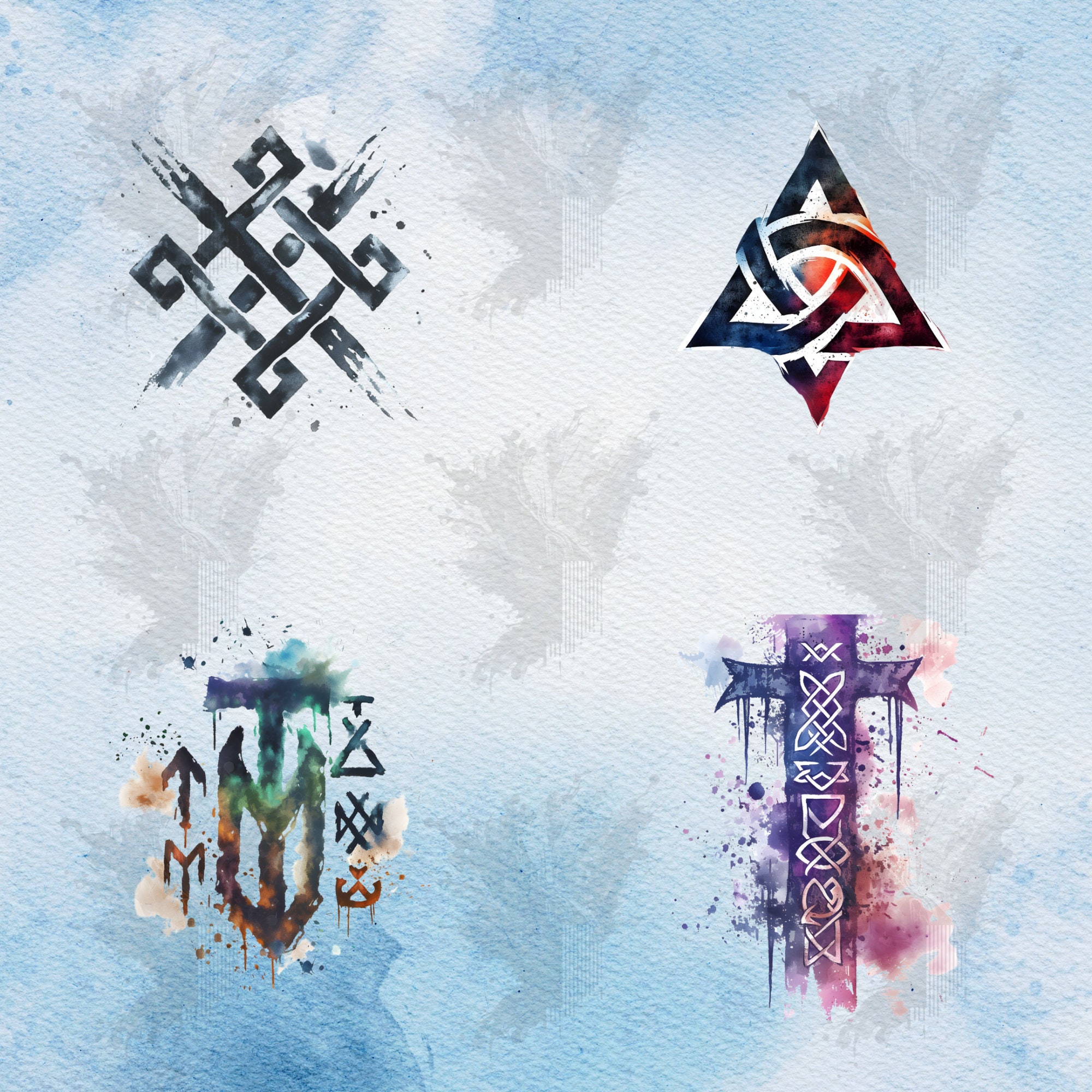 Nordic Symbols PNG Clipart Collection Viking Warriors, Ancient Norse ...
