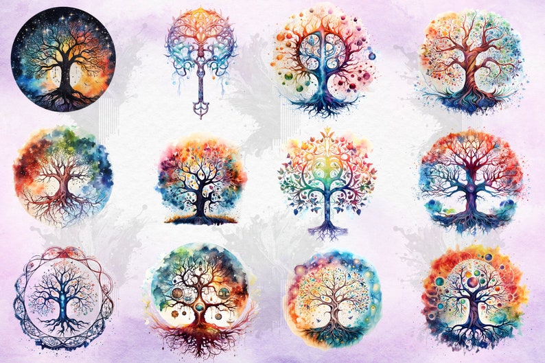 Tree of Life SVG PNG Collection Celestial, Family Reunion, Yggdrasil ...