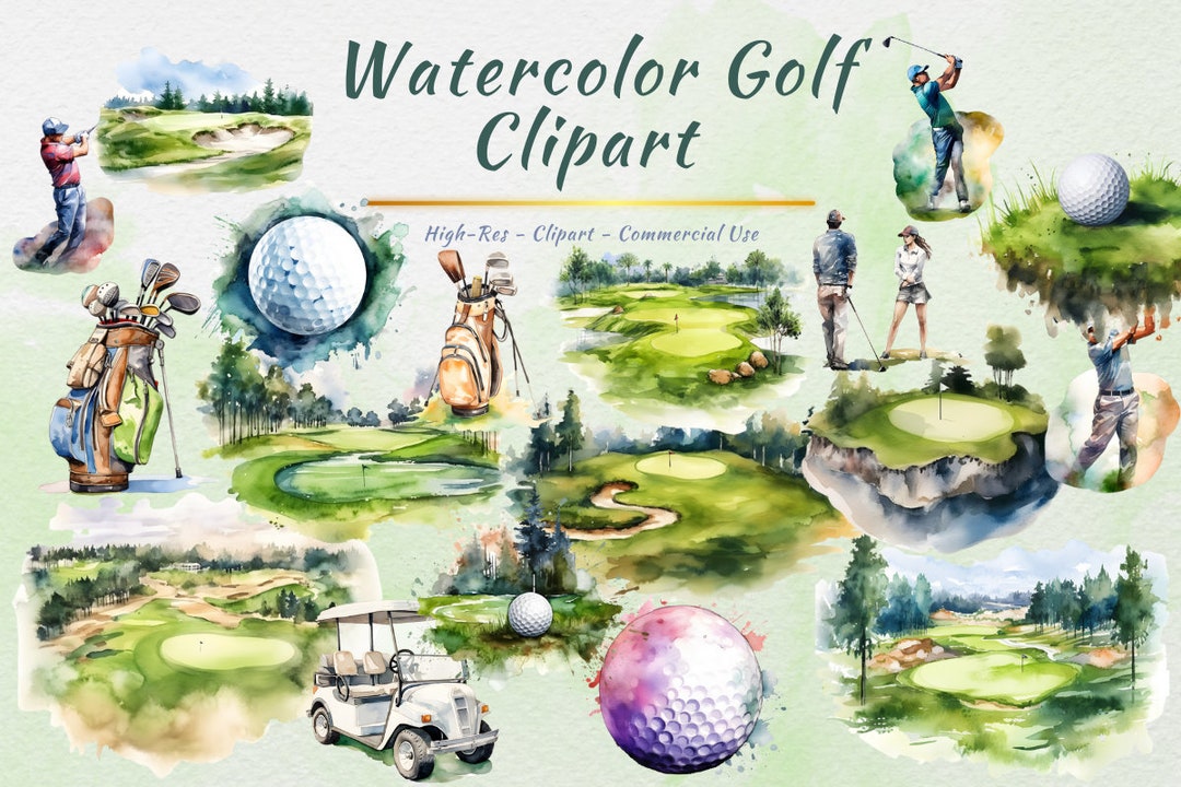 Golf SVG PNG Collection Golfing, Golf Course, Golf Ball, Golf Club ...