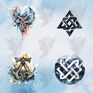 Nordic Symbols PNG Clipart Collection Viking Warriors, Ancient Norse ...