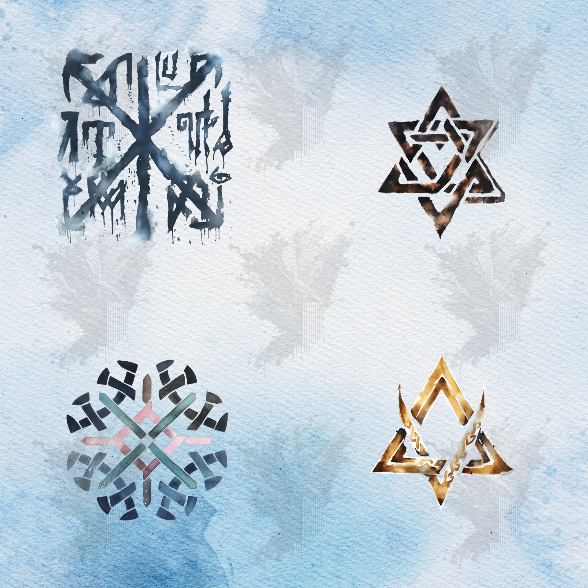 Nordic Symbols PNG Clipart Collection Viking Warriors, Ancient Norse ...