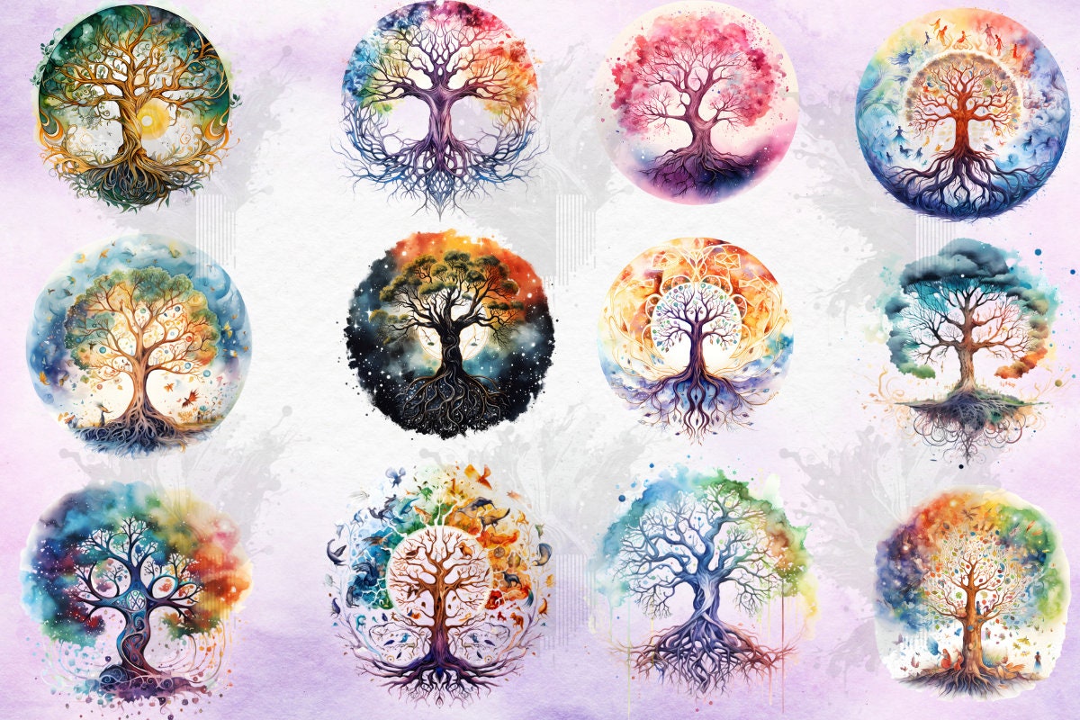 Tree of Life SVG PNG Collection Celestial, Family Reunion, Yggdrasil ...