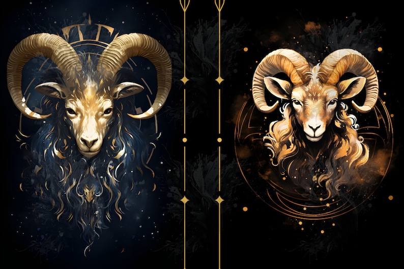 Celestial Zodiac Digital Paper Pack Mystical Astrology, Horoscope ...