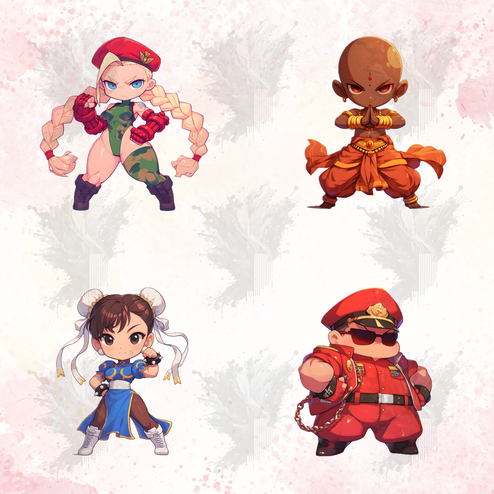Kawaii Fighters PNG Clipart Collection Legendary Most Loved Fighter ...
