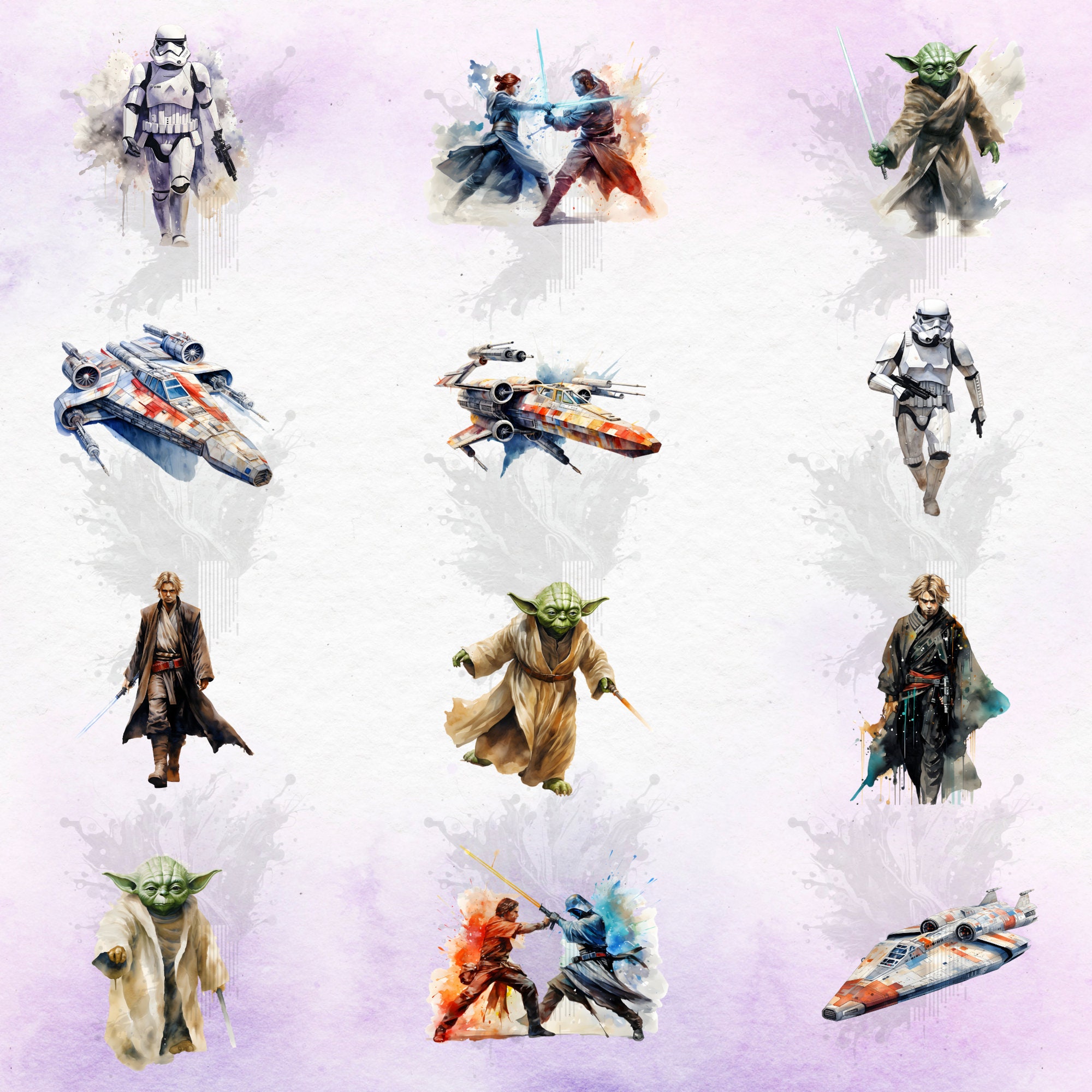 Intergalactic Heroes PNG Clipart Collection Galactic Adventures - Etsy