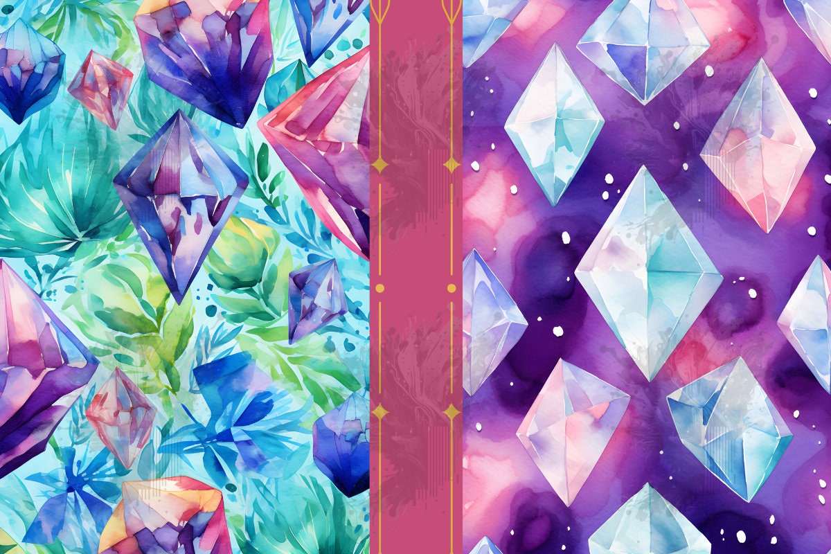 Diamond Glam Digital Paper Pack Luxurious Shining Backgrounds - Etsy