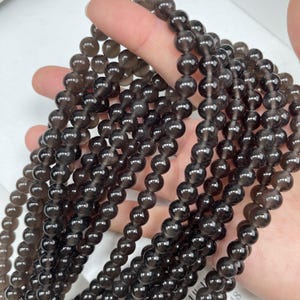 Apache Tear Beads: Polished Round Crystal DIY Jewelry Beads - Etsy