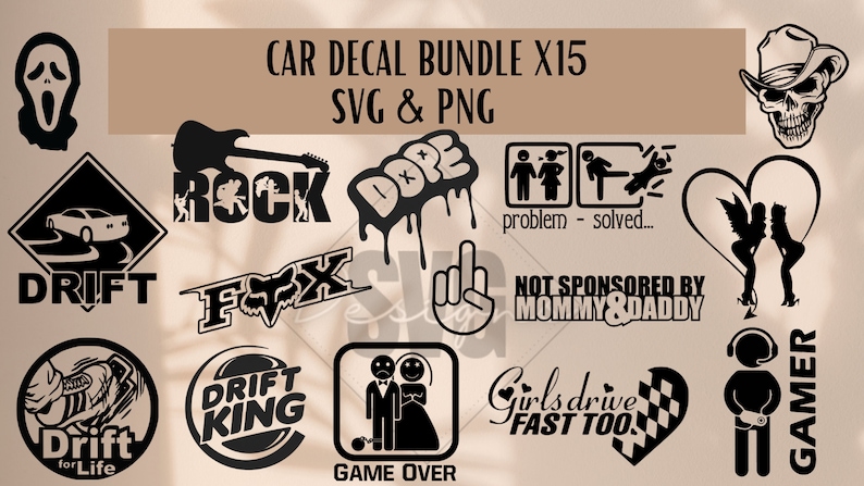 Car Decal SVG Bundle-car Decal-svg Bundle-png Bundle-car Window ...