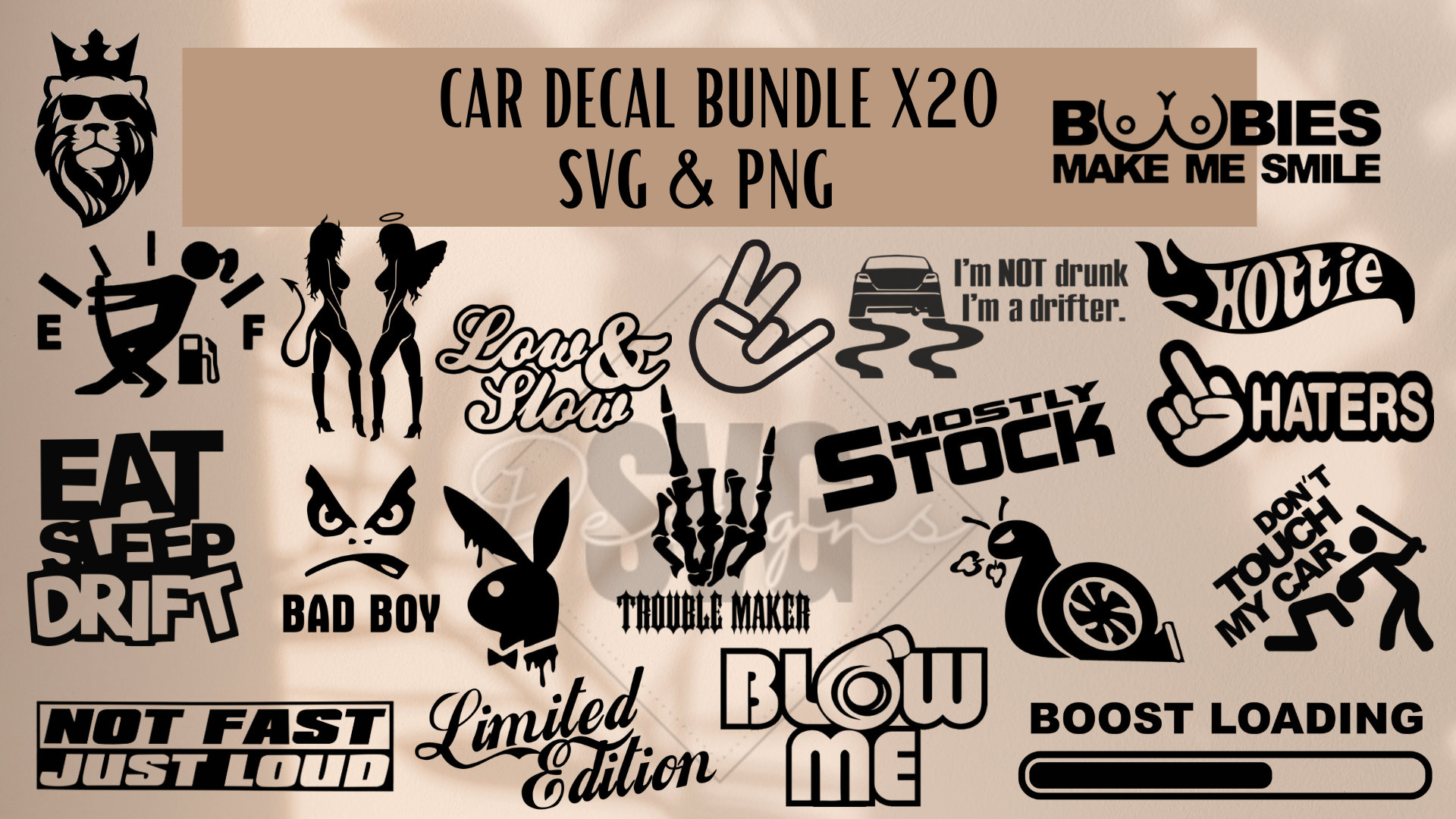 Car SVG Bundle-laptop Decal-svg Bundle-svg Downloads-car Window ...