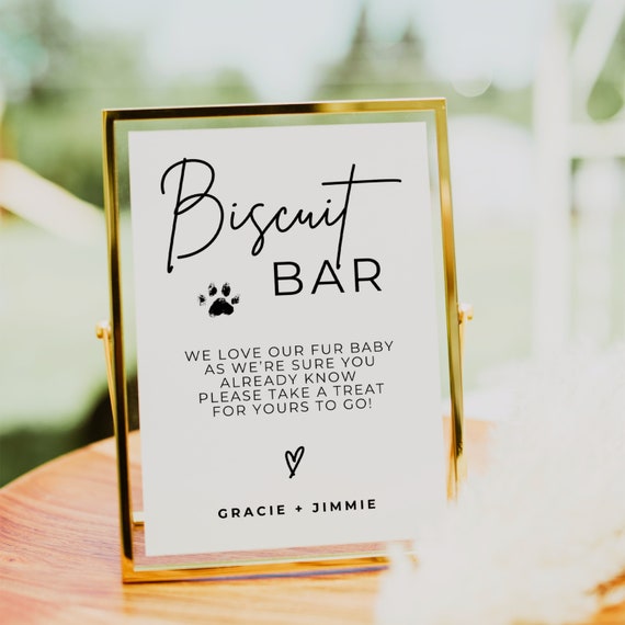 Biscuit Bar At Wedding