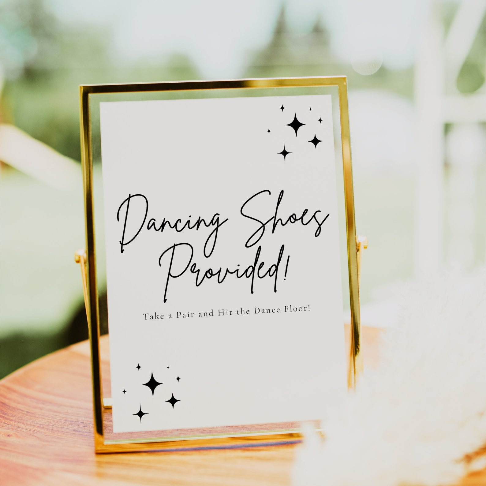 Dancing Shoes Sign, Flip Flop Sign, Thongs Wedding Sign, Modern ...