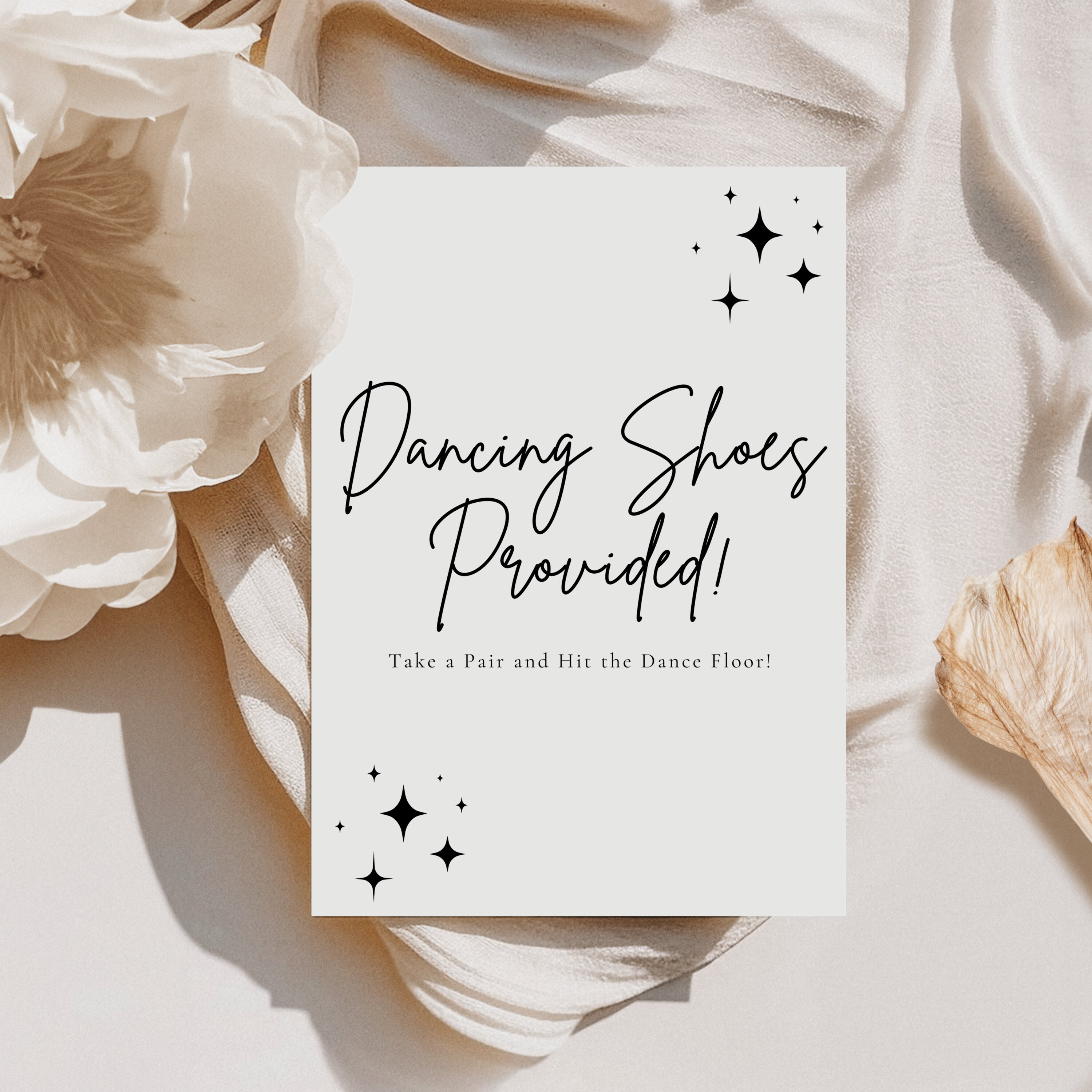 Dancing Shoes Sign, Flip Flop Sign, Thongs Wedding Sign, Modern ...